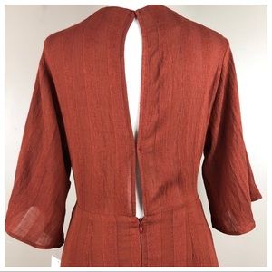 Zara | Dresses | Nwt Zara Rust Midi Dress Size S | Poshmark